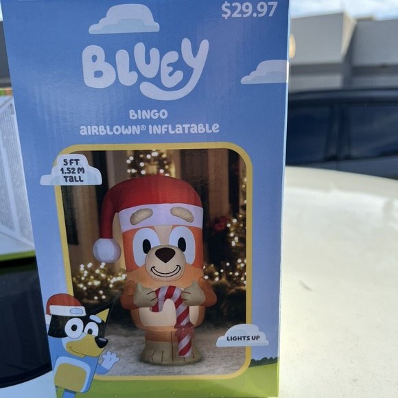 Gemmy | Holiday | 5 Gemmy Bluey Bingo Airblown Yard Inflatable Lights ...